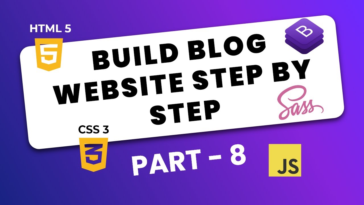 How to Make a Blog from Scratch | Building the Ultimate Blog | Part - 8 ...