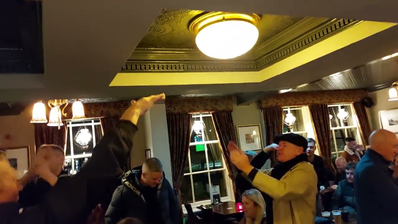 Oldham Athletic fans at Harrogate after a 3 0 loss sing Andy Ritchie ...