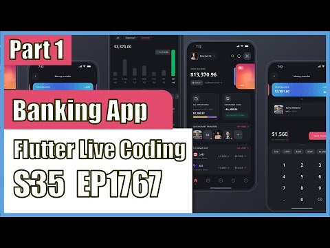 [Flutter] Flutter Live Coding EP1767 (Banking App Part 1) - YouTube