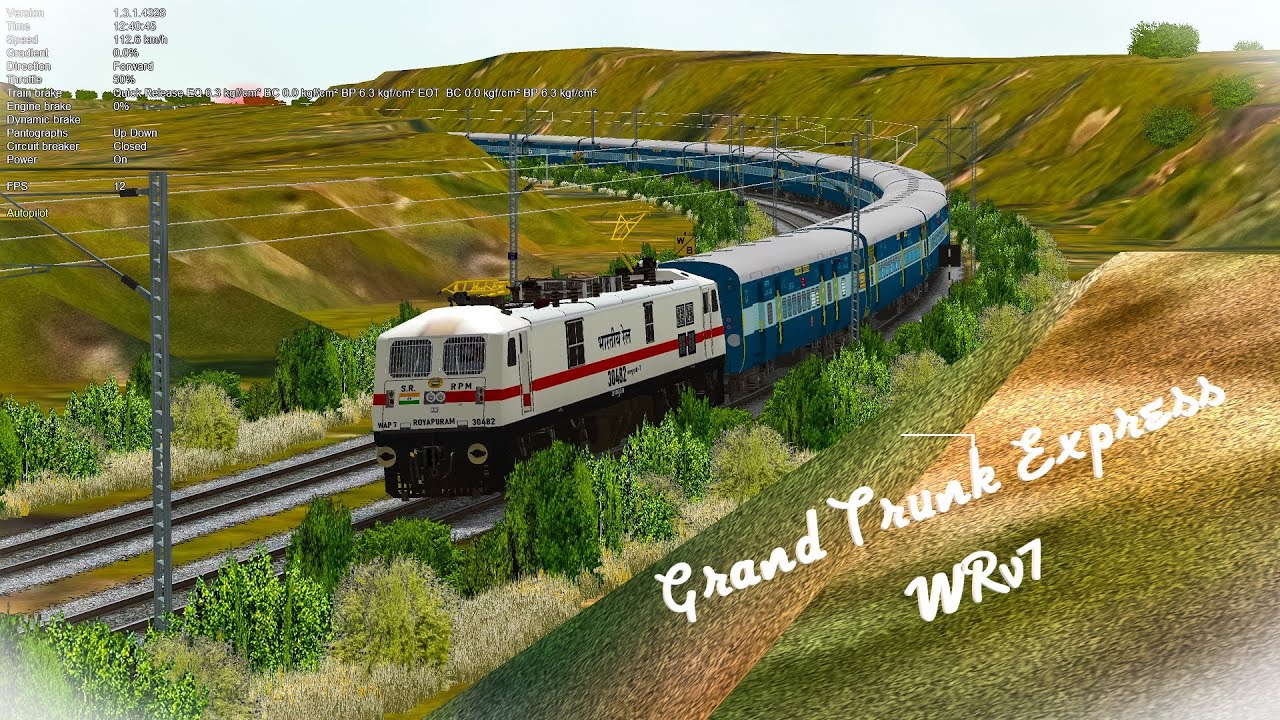 12615 Grand Trunk Express Departure from Nagpur Jn. || WRv7 || MSTS ...