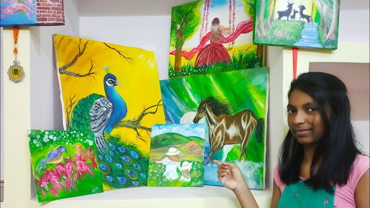 My paintings collection - YouTube