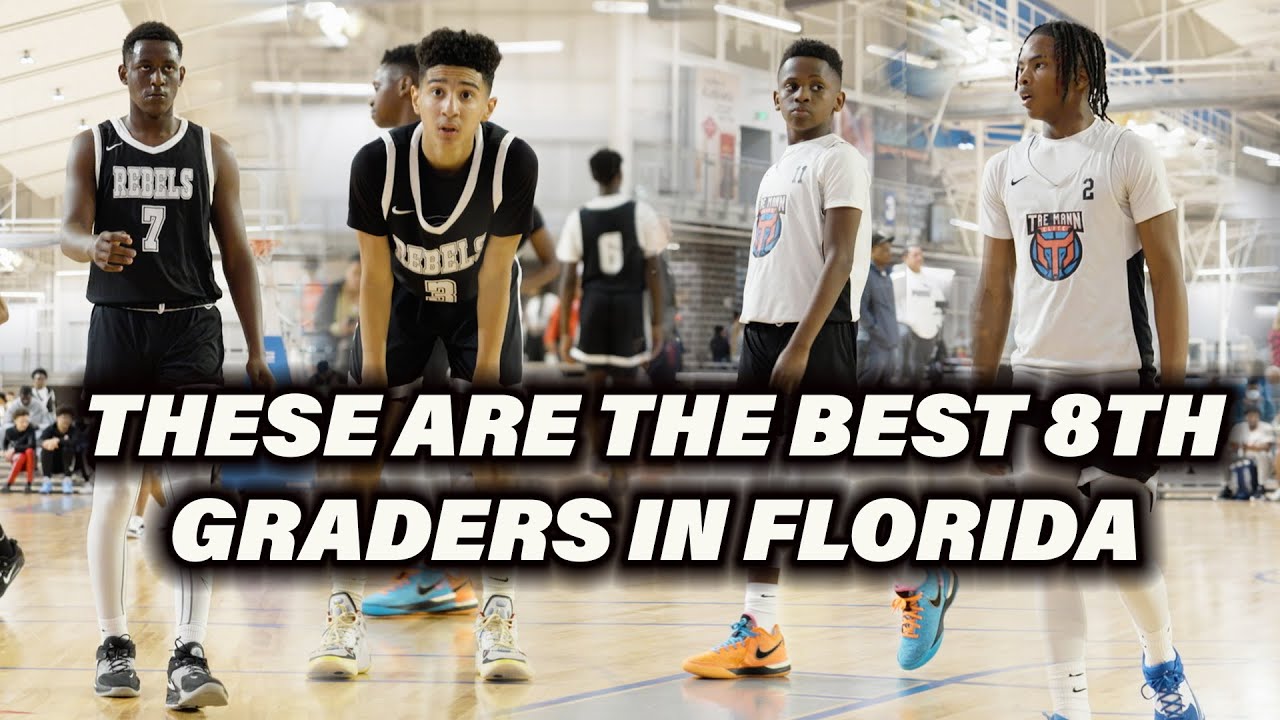 The Best 8th Graders in Florida Florida Rebels vs Tre Mann Elite Battle ...