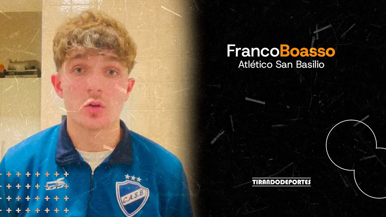Franco Boasso nos cuenta sobre la actualidad de Atlético San Basilio ...