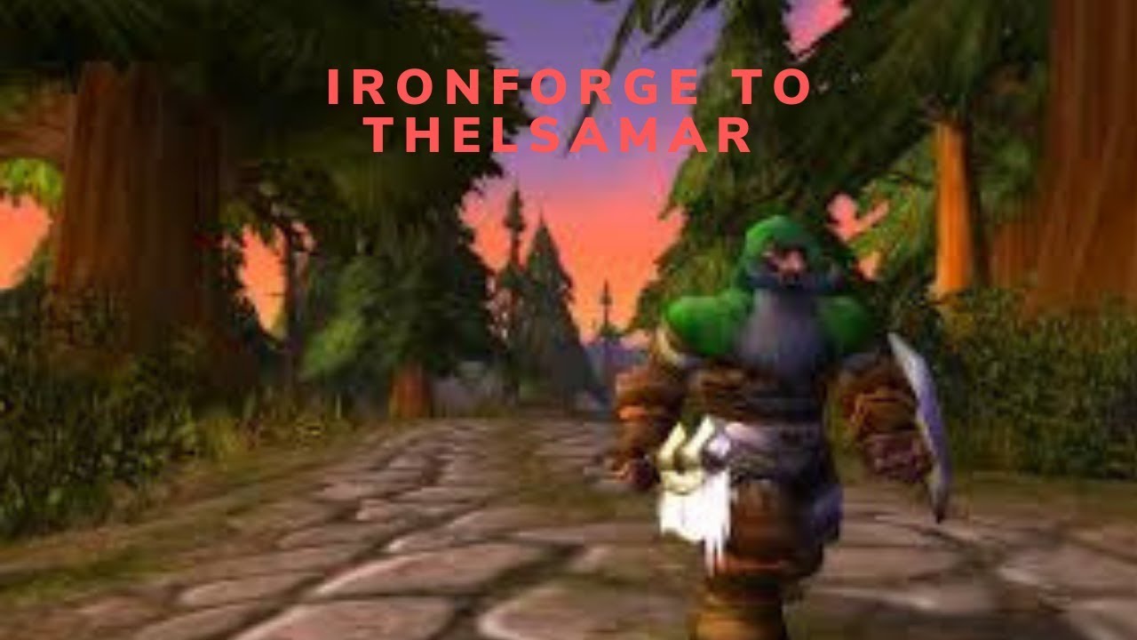 The Ironforge to Thelsamar Run | Loch Modan (Classic WoW) - YouTube