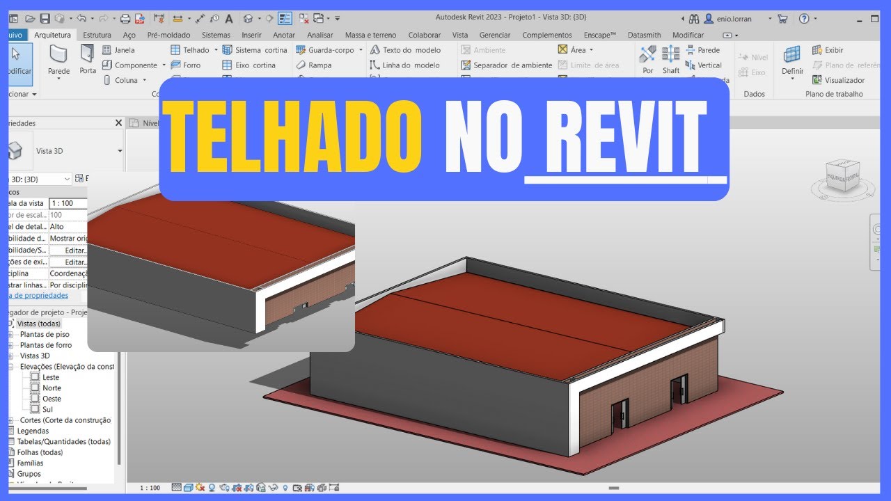 Aprenda Telhado no Revit de Forma Simples! - YouTube