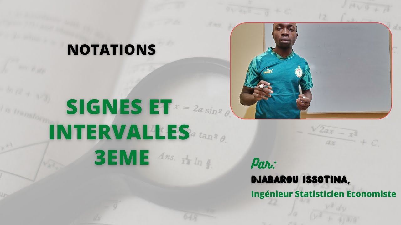 Mathématique 3eme - Rappel sur les signes et intervalles - YouTube
