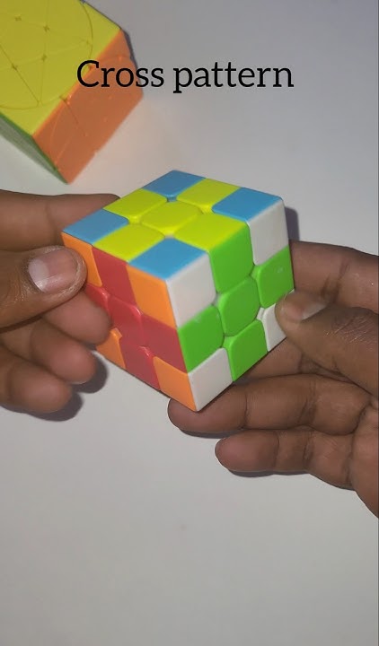 cross/plus pattern on 3x3 rubix cube #youtubeshorts#rubikscube #shorts#cuberhub - YouTube