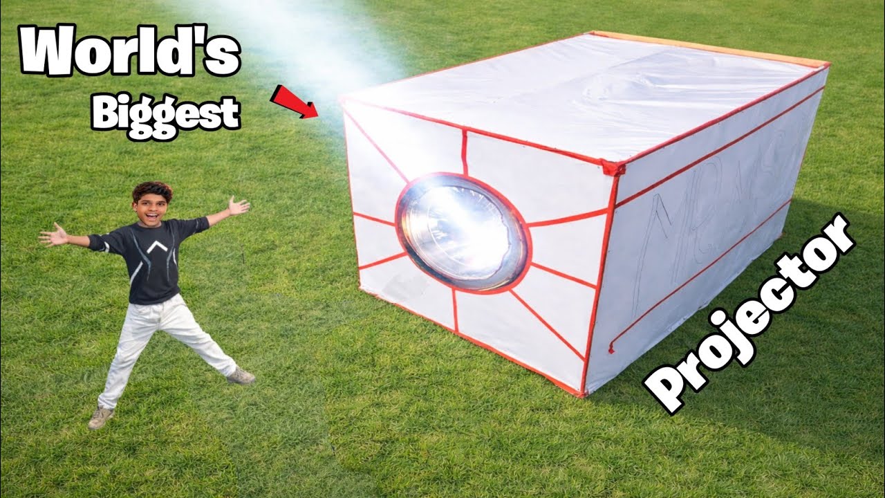 World's Biggest Projector - 100% Real - YouTube