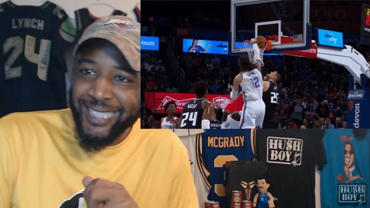 Steven Adams DUNKS ON Alex Len - YouTube