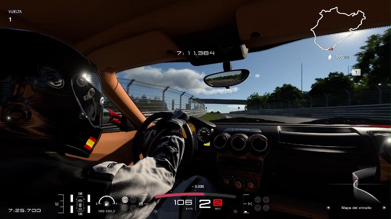 Gran Turismo 7 l Ferrari F430 '06 - Nordschleife (7:19.846) l Cockpit ...
