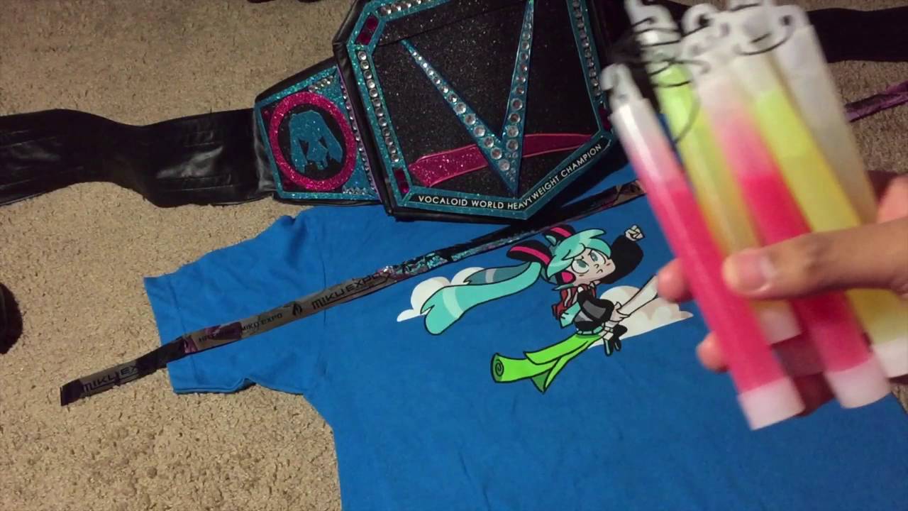 Post Miku Expo - What the heck color are these glow sticks? - YouTube