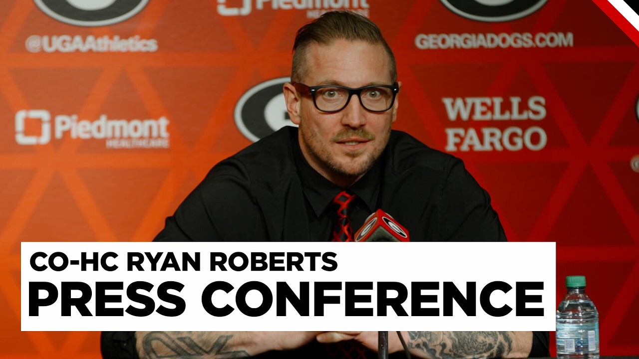 Georgia Gymnastics: Co-Head Coach Ryan Robert Post Meet Press ...