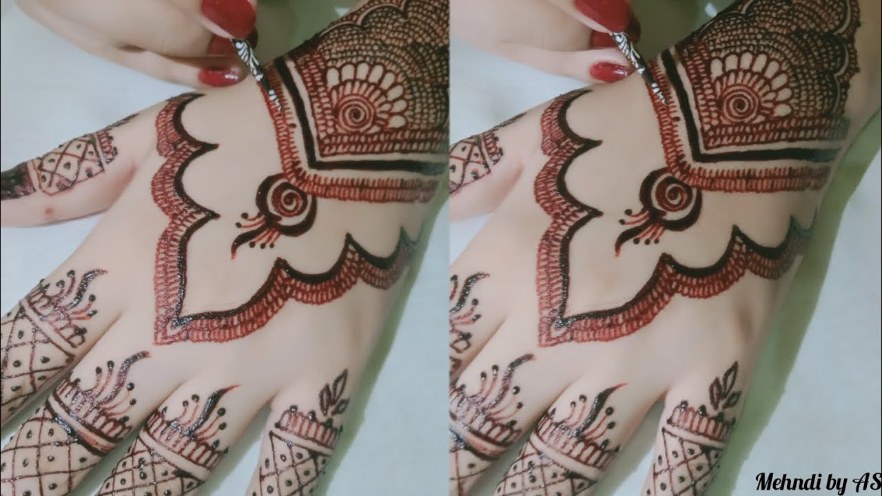 Very Pretty intricate Pakistani Henna Design | Kashee's inspired ...