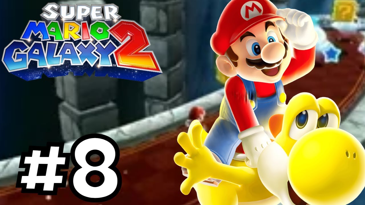Super Mario Galaxy 2 - Gameplay 100% Walkthrough Part 8 - Bulb Yoshi ...