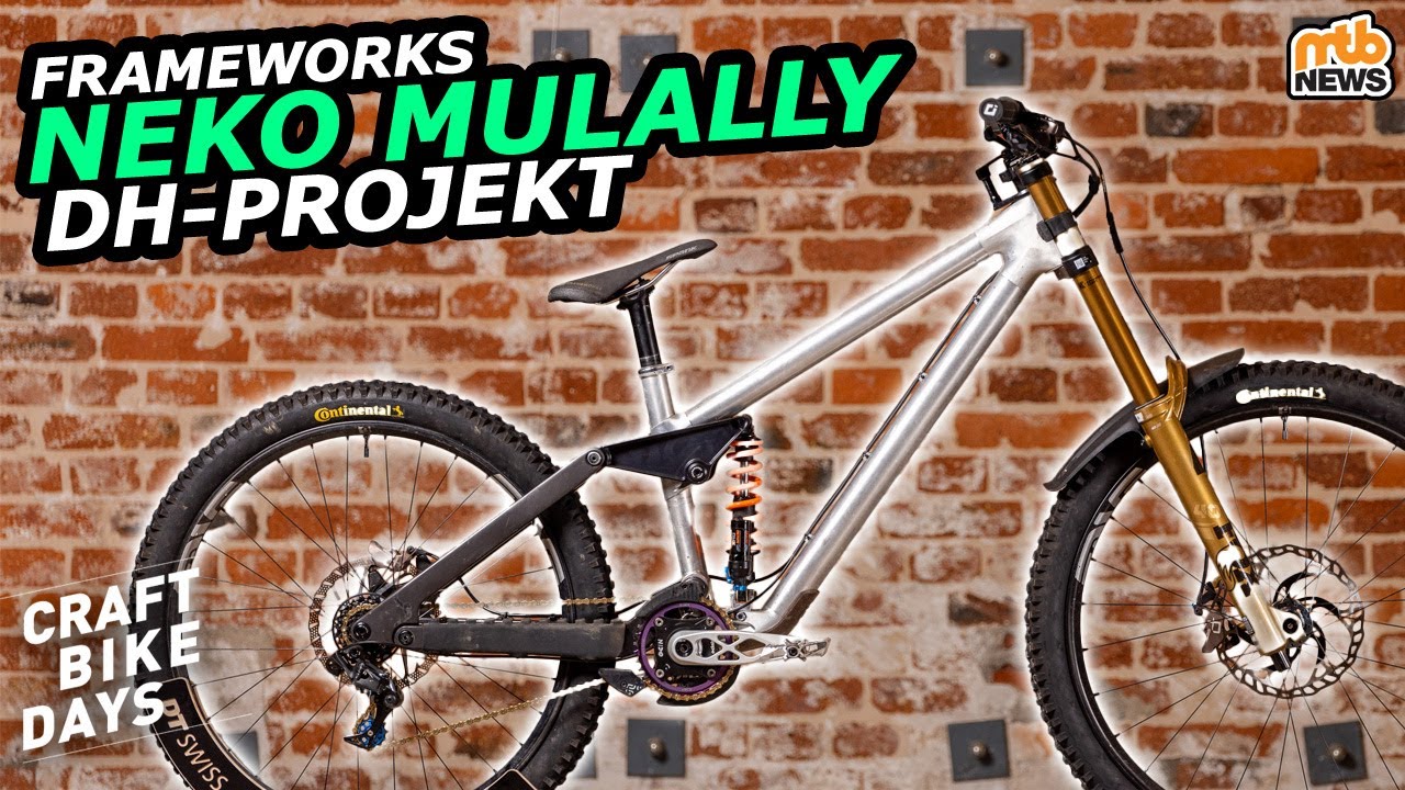 Craft Bike Days 2024 – Frameworks Downhill Bike – Neko Mulally im Interview - YouTube
