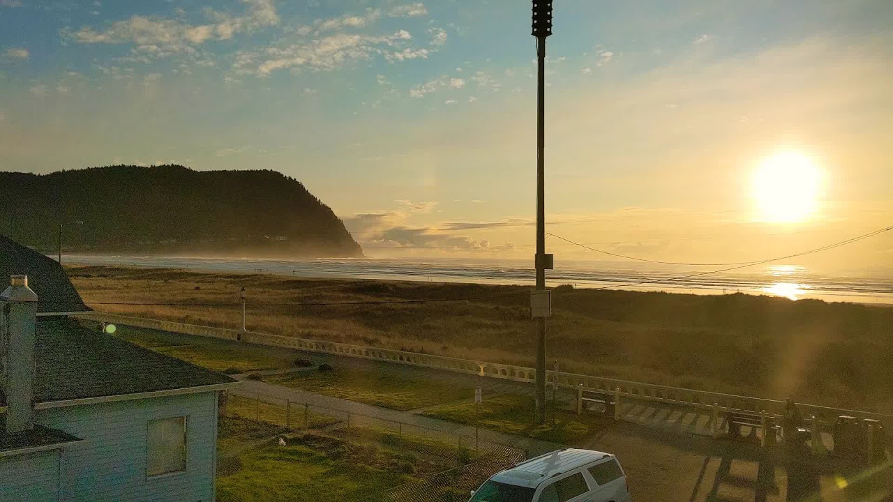 Sunset at Seaside, Oregon - YouTube