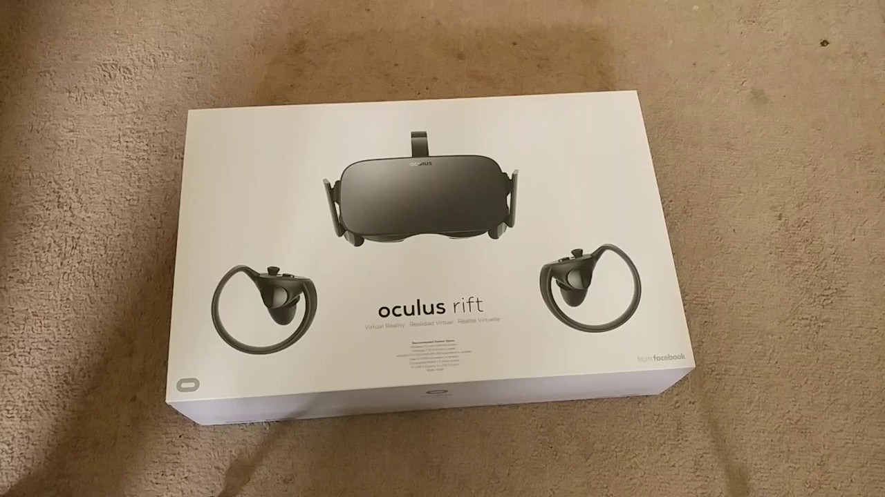Oculus Rift And Touch Controllers Unboxing Youtube