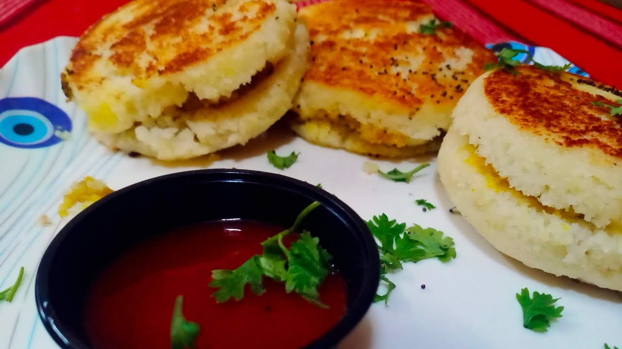 Most unique receipe | idli cheese sandwich | idli Burger | Easy & Tasty ...