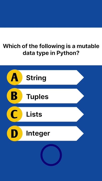 Python MCQs #python #interview - YouTube