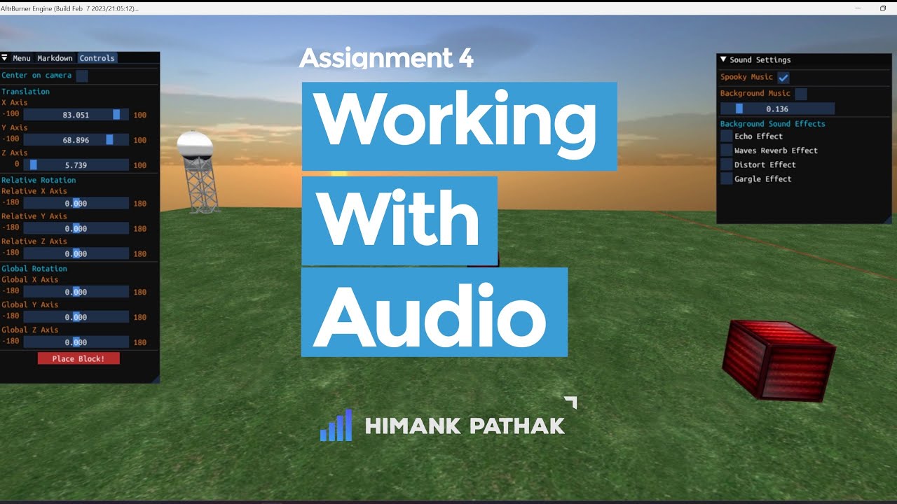 Assignment 4 - Working with Audio | Fundamentals of Game Engine Design - YouTube