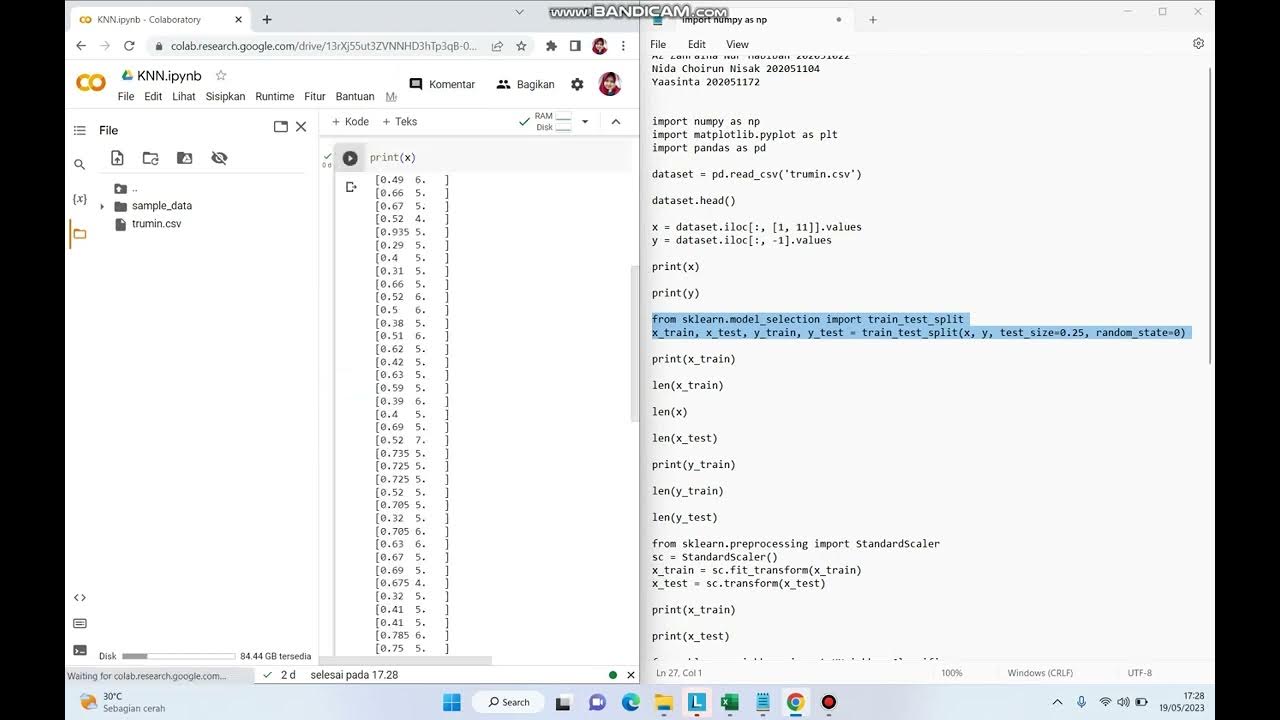 TUGAS KELOMPOK 2,MACHINE LEARNING KLASIFIKASI DATA DENGAN MENNGUNAKAN ...