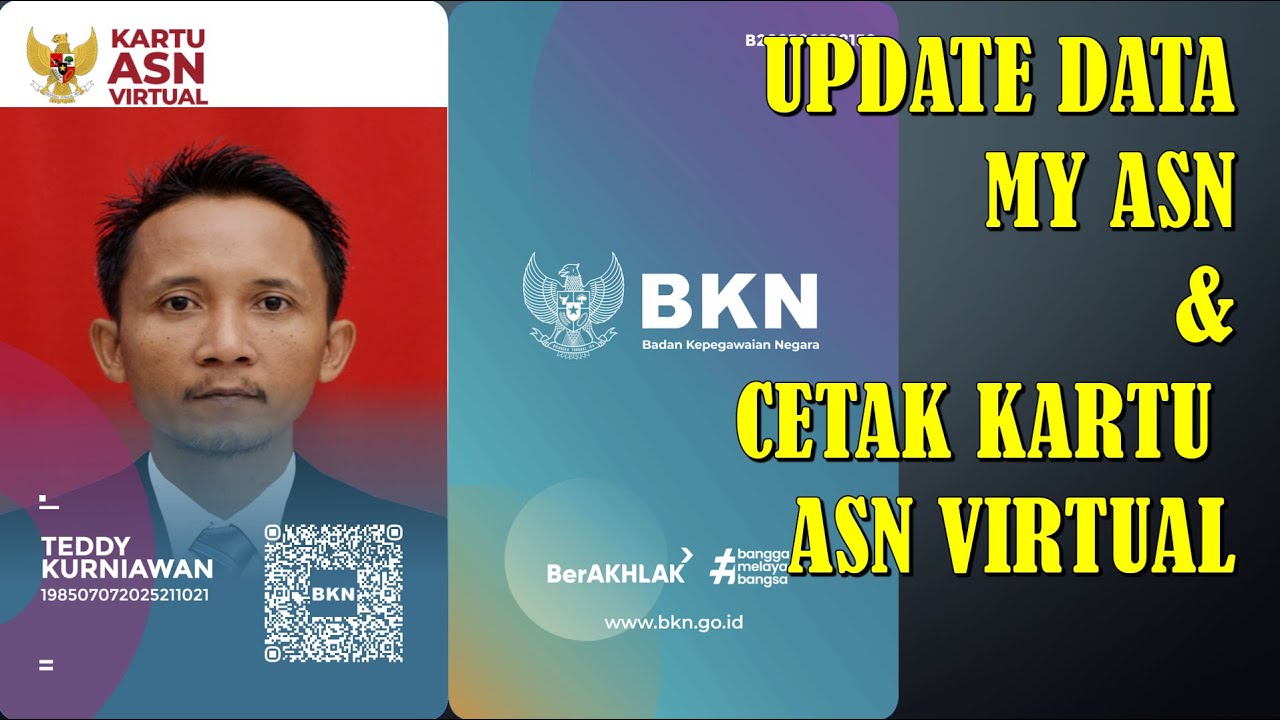 Update Data MyASN dan Cetak Kartu ASN Virtual CPNS / PPPK 2025 - YouTube