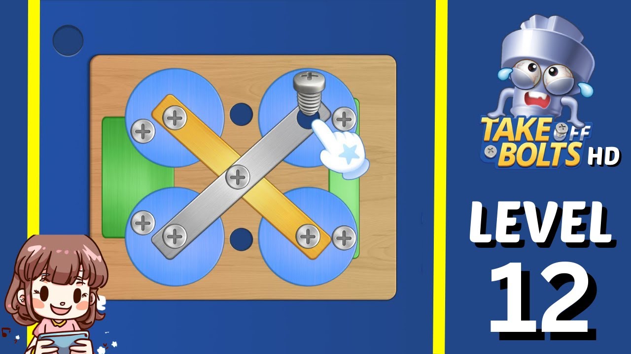 Take Off Bolts Level 12 Solution Walkthrough - YouTube