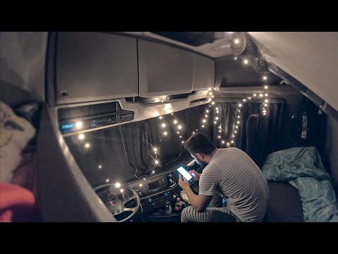 GECE SICACIK TIR KAMPI! SCANİA