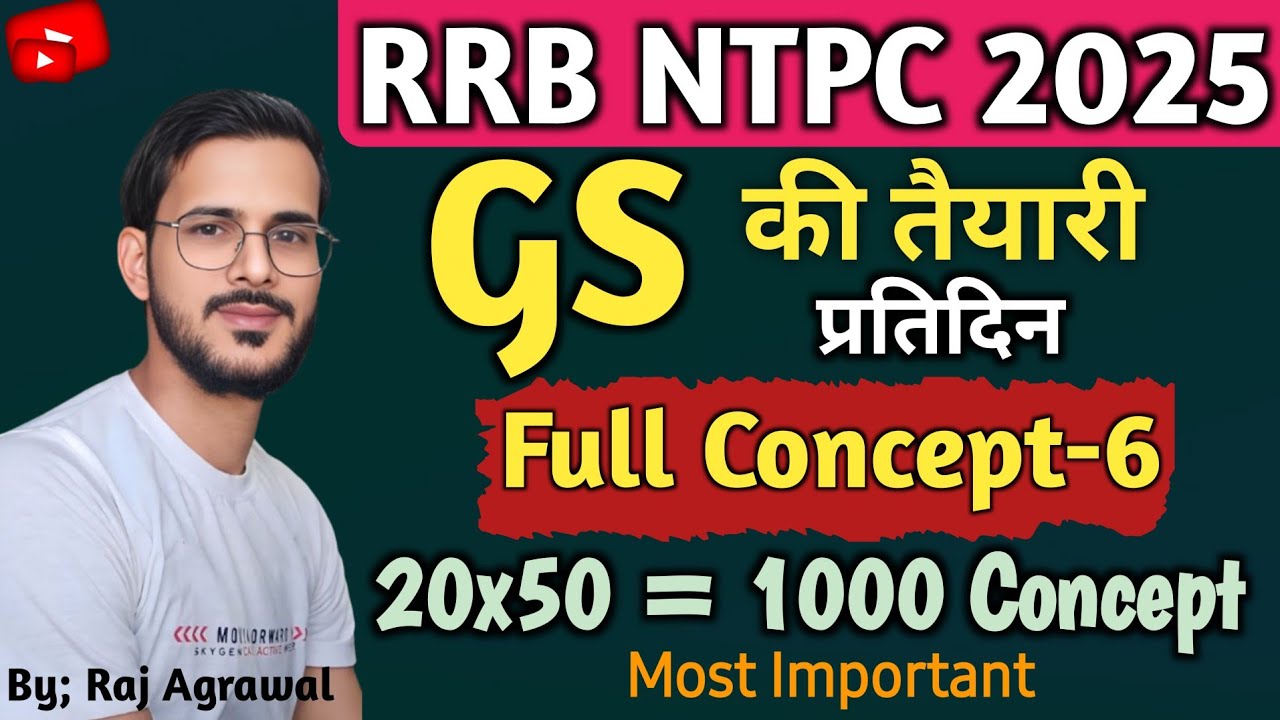 Railway NTPC: General knowledge | Group-D GK/GS Class | #ntpc #rrb ...