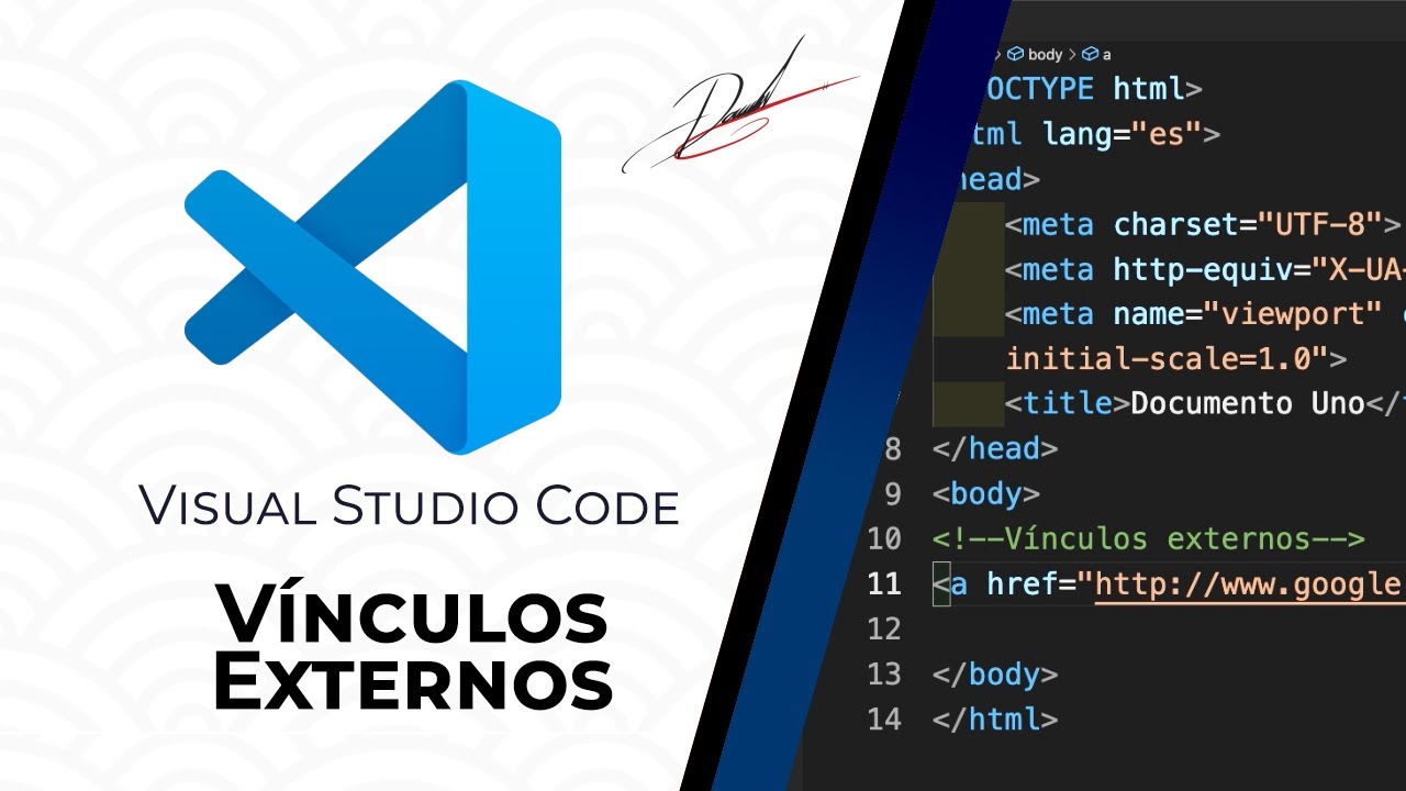 Vínculos externos con Visual Studio Code - YouTube