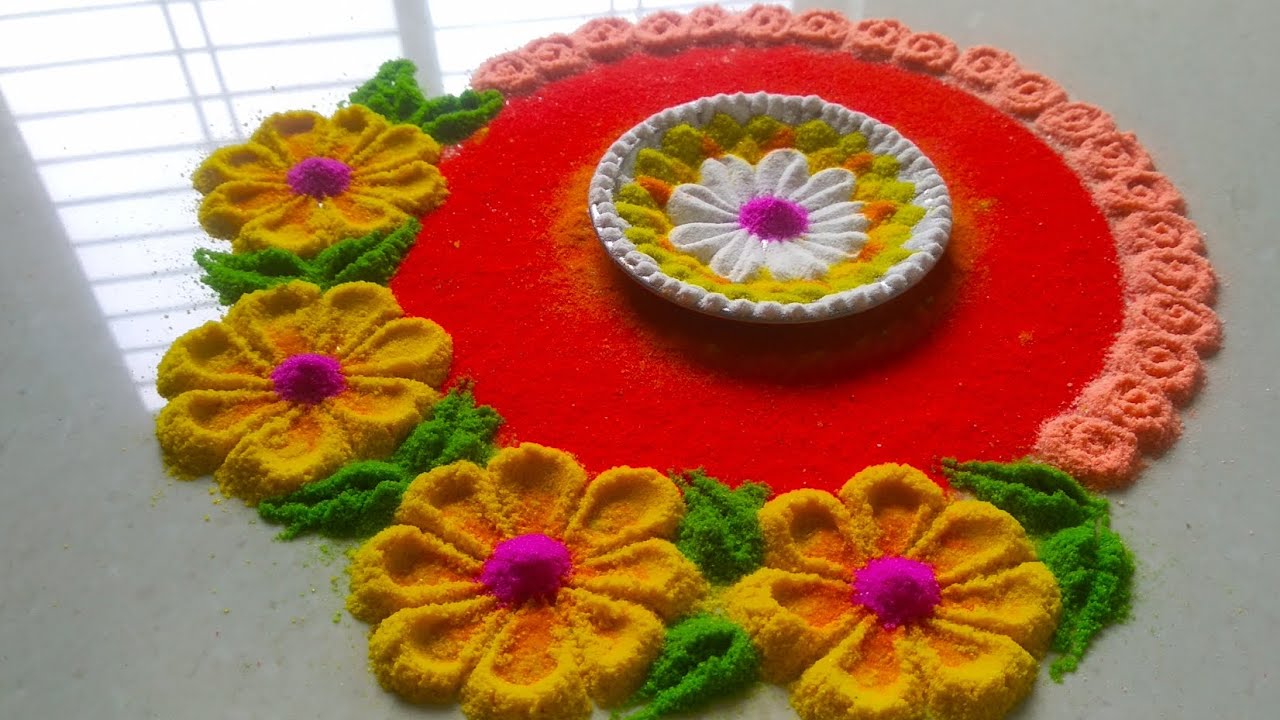 Savan Somwar rangoli Rakshabandhan special rangoli Savan Somwar ...