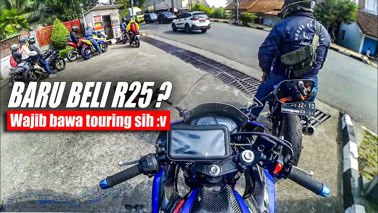 BARU BELI YAMAHA R25 ? Wajib langsung touring sih bre | Motovlog Yamaha ...