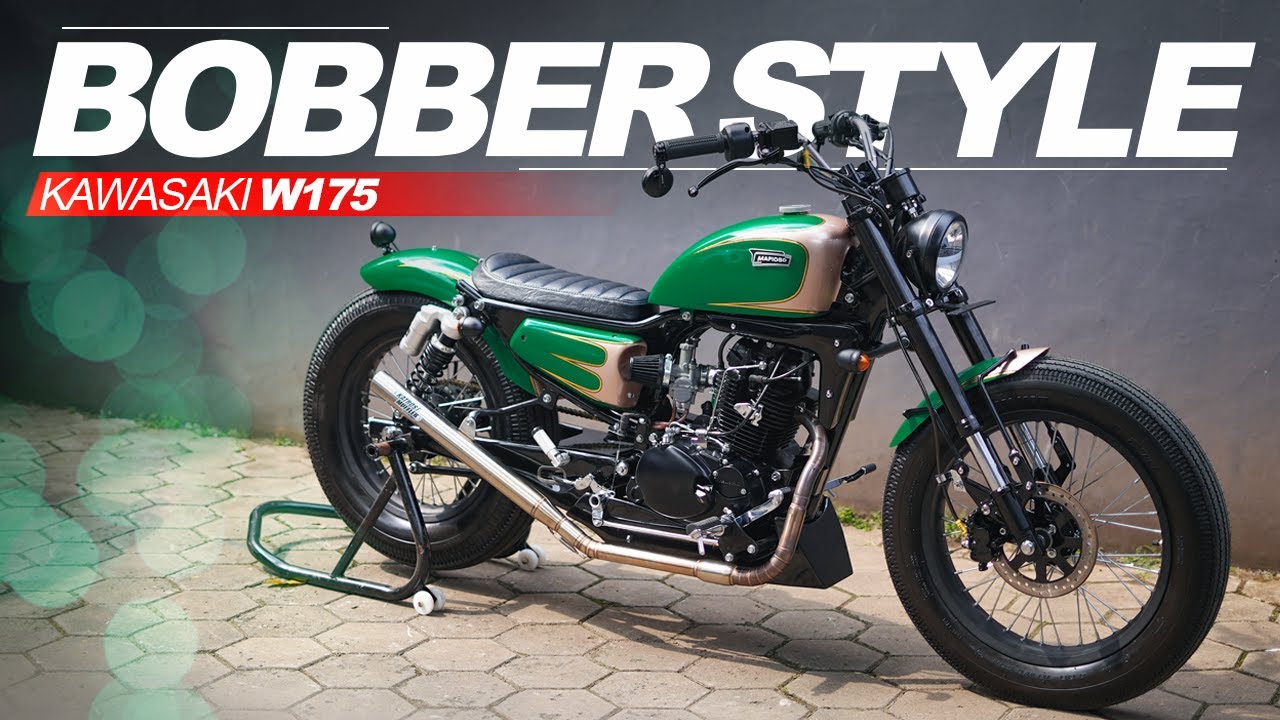Custom Kawasaki W175 Bobber #AtenxKatros - YouTube