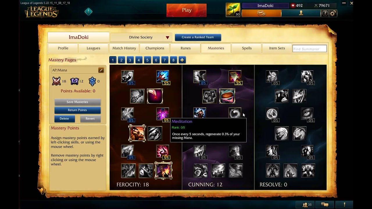 Guia de Masteries - Pre-season 6 - League of Legends - YouTube