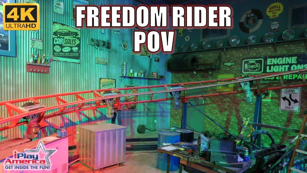 Freedom Rider POV (4K 60FPS), iPlay America SBF Visa Spinning Coaster ...
