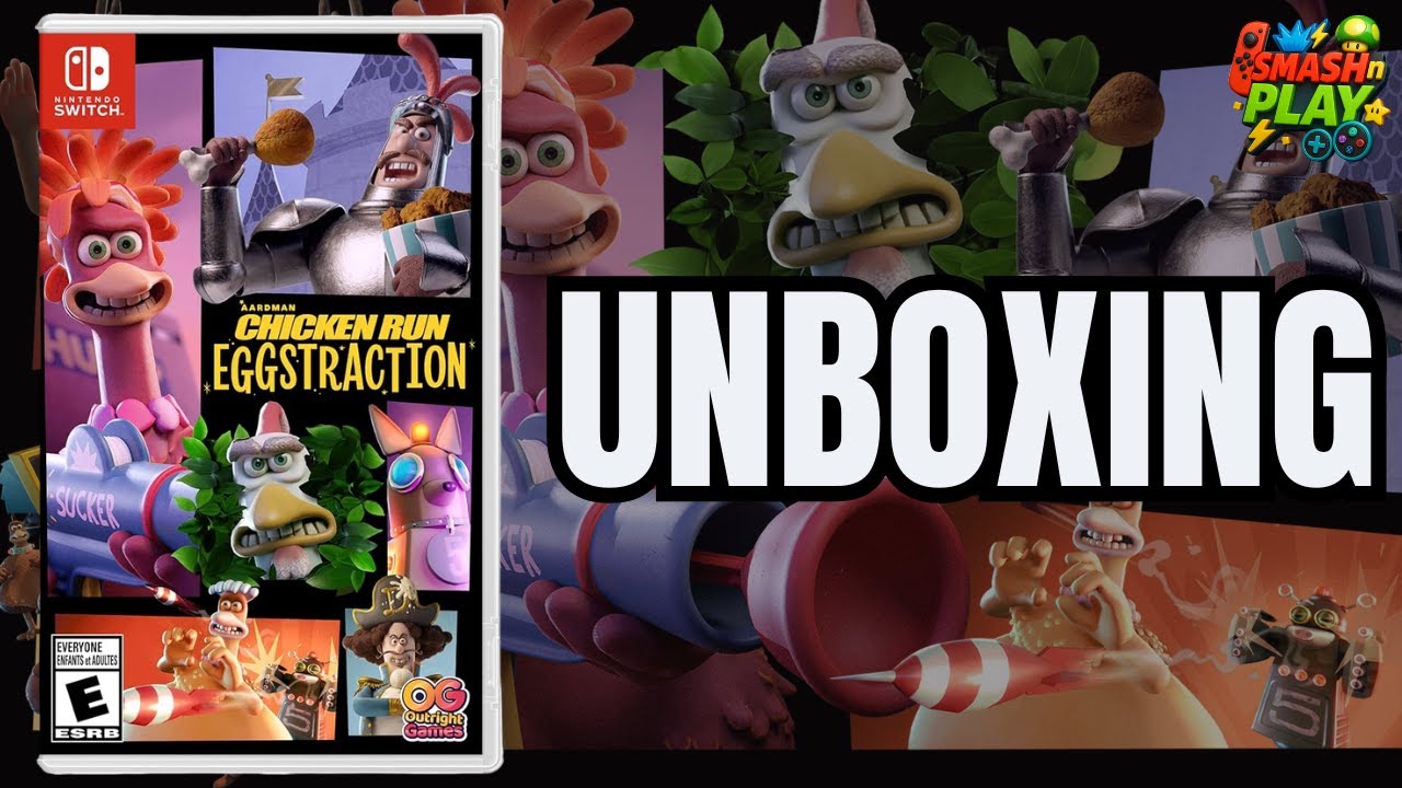 Chicken Run: Eggstraction Nintendo Switch Unboxing - YouTube