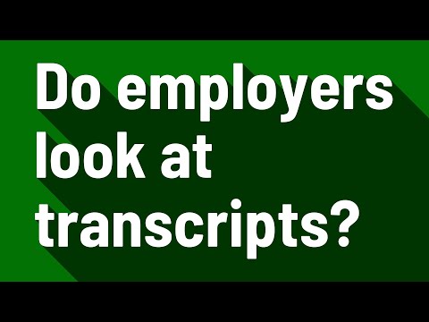 Do I Need Official Transcript For Jobs