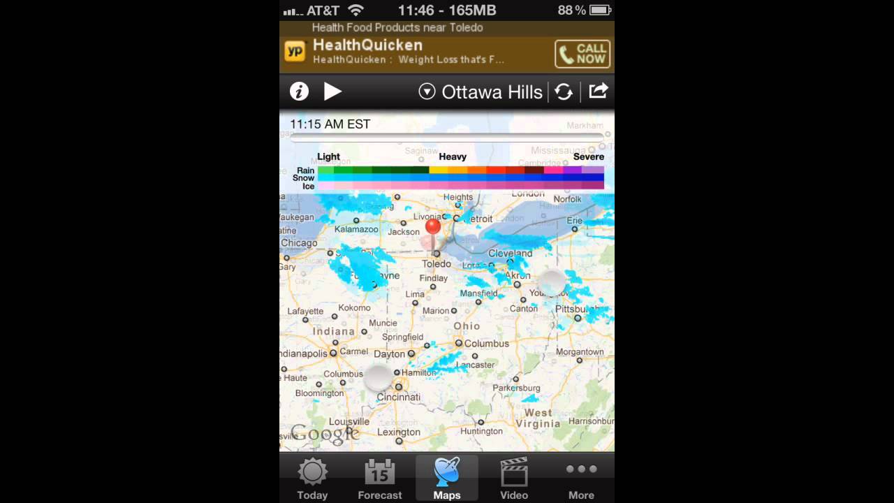 AccuWeather - App Review (iPhone, iPad, iPod, Android) - YouTube