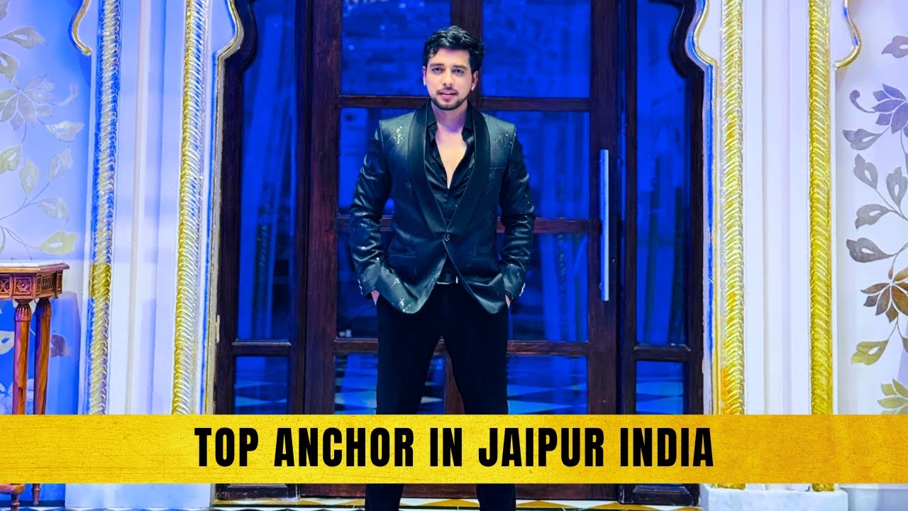 Fairmount Jaipur Sangeet Anchor Mann Sharma | Best Anchor In Jaipur ...