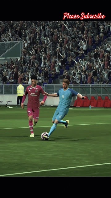 Kevin De Bruyne one touch passing and swing shot goal 🥅☠️ PES KONAMI 2024 #efootball #fifa #pes ...