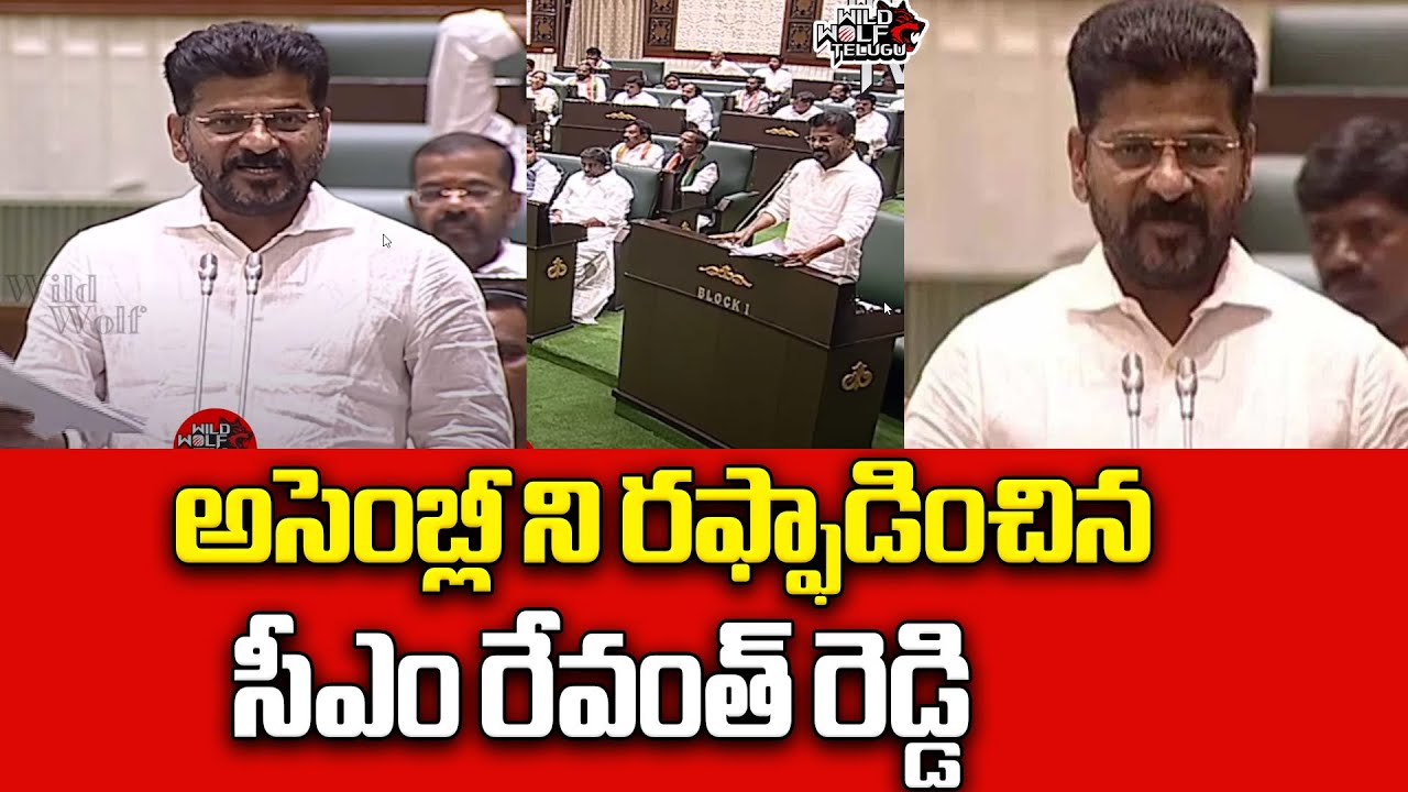 Revanth Reddy Powerfull Speech In Assembly | KCR | KTR | TS Asseembly ...