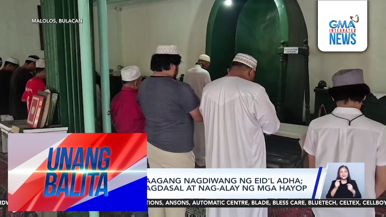 Ilang muslim, maagang nagdiwang ng Eid'l Adha; sama-samang nagdasal at ...
