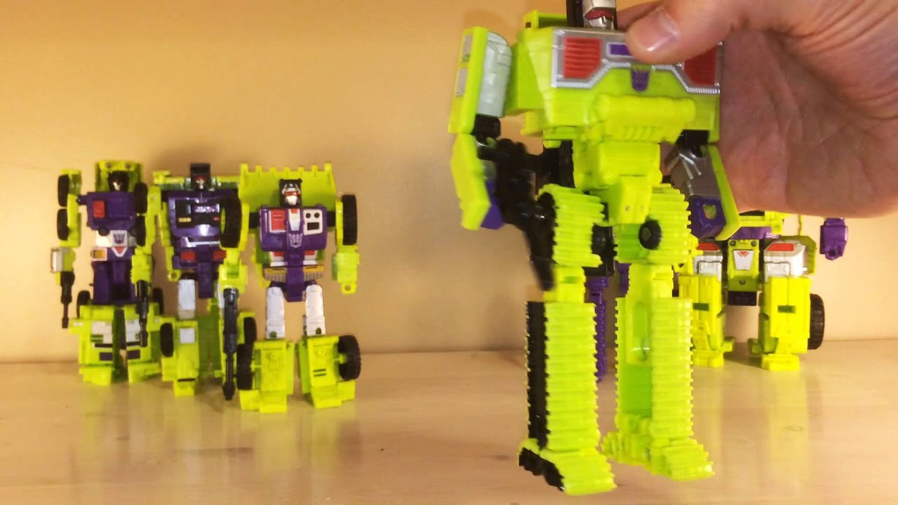Transformers - Perfect Effect PC-07 Combiner Wars Devastator / Constructicons Upgrade Kit - YouTube