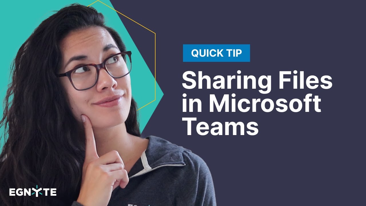 Sharing Files in Microsoft Teams - YouTube