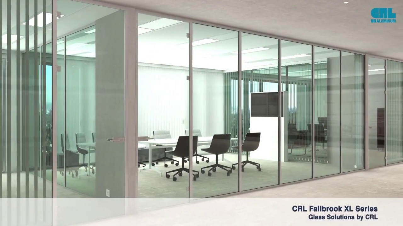 CRL Fallbrook XL Series Office Partition System - YouTube