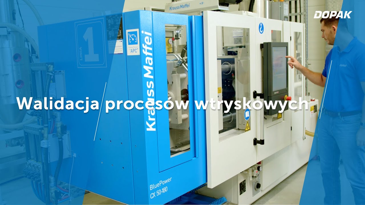 Walidacja procesów wtryskowych w CBR Dopak - YouTube
