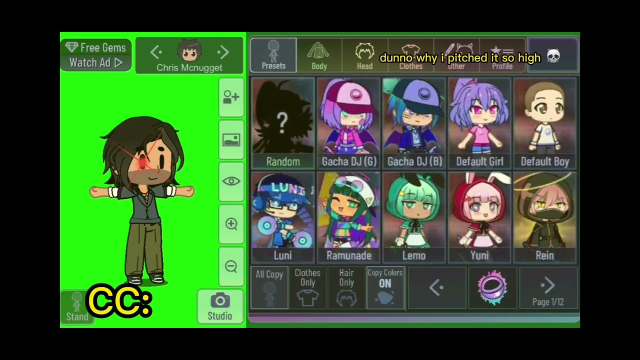 Chris Mclean in Gacha 😎 - YouTube