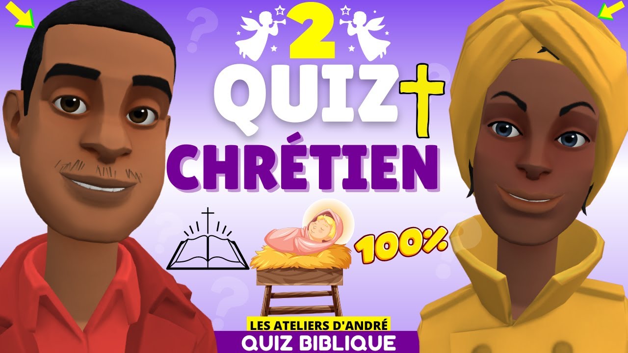 QUIZ BIBLIQUE 2 / 8 QUESTIONS JEU CHRÉTIEN EN FAMILLE, À L'ASSEMBLÉE / LES ATELIERS D'ANDRÉ ...