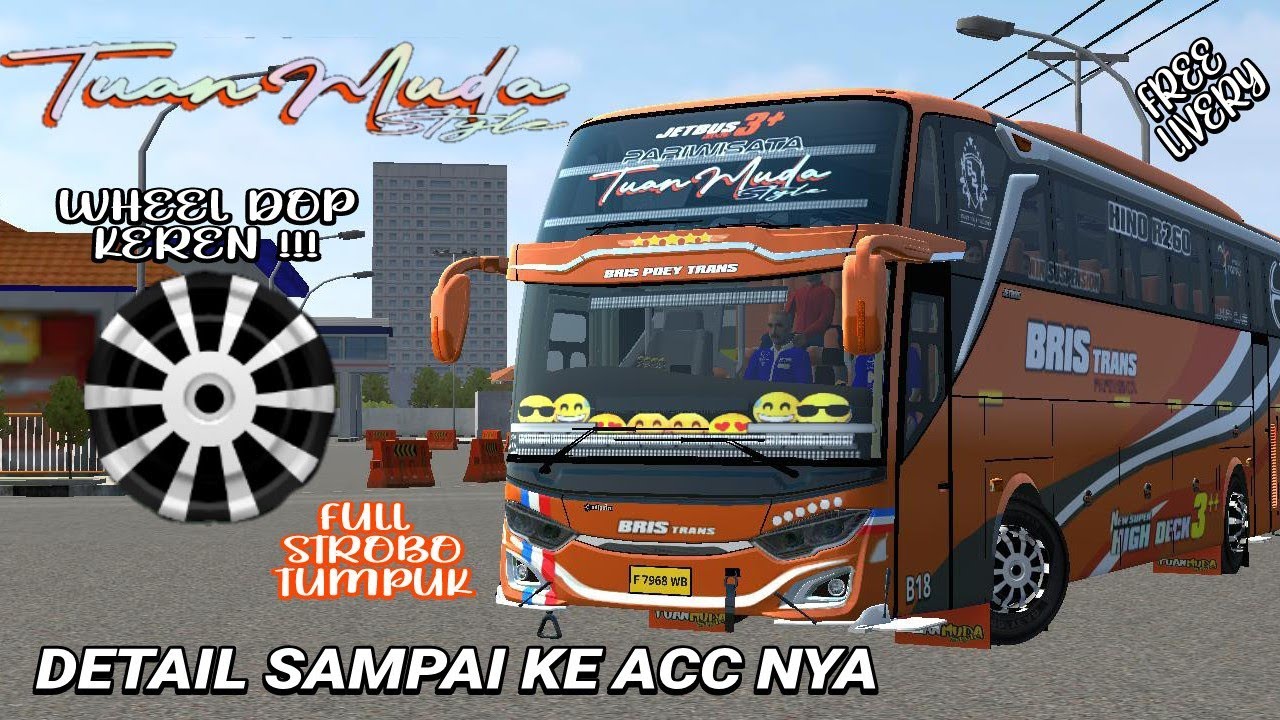 Livery mod Terdetail 🔥🔥 [] Bris trans "TUAN MUDA" jb3 shd MD Creation ...