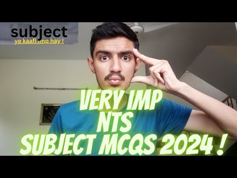 NTS NAT SUBJECT MCQS || How to Prepare NTS NAT test? || Tips to solve ...